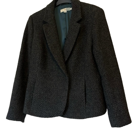Boden | Jackets & Coats | Boden Tweed Boucle Textured Wool Jacket ...